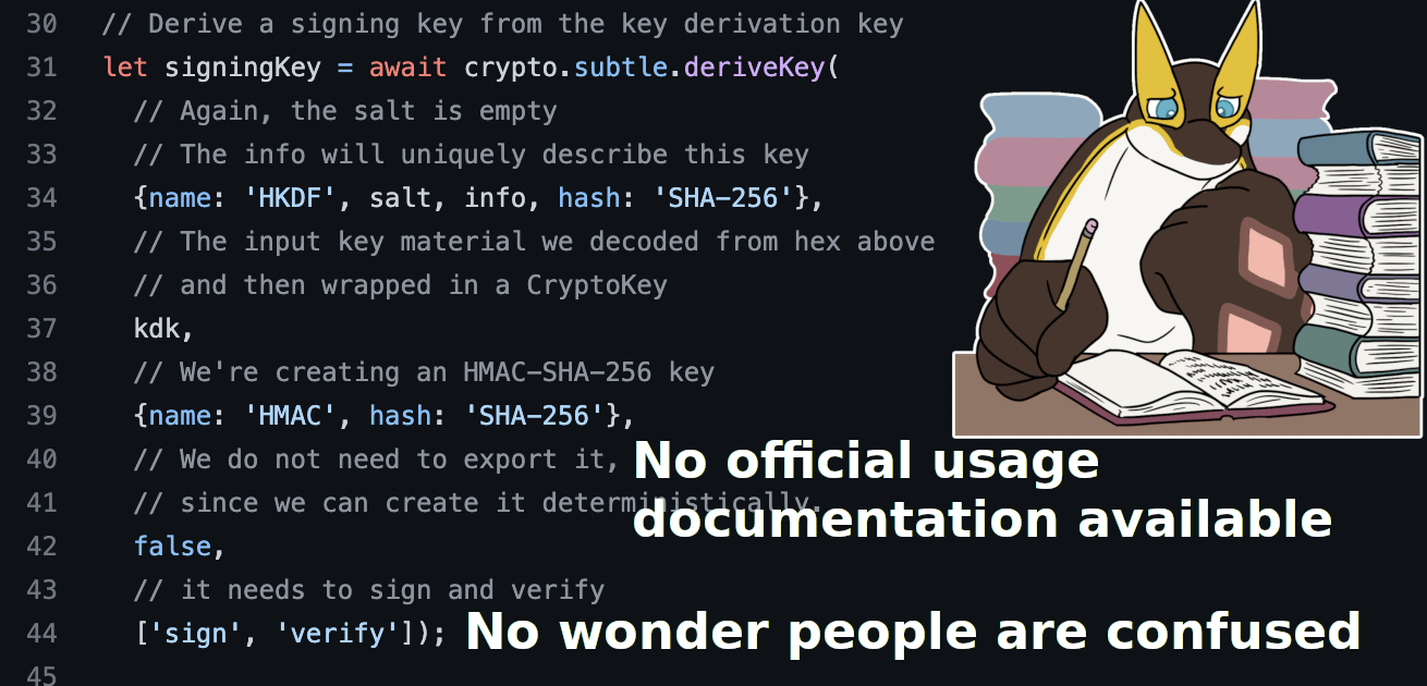 How to use HKDF to derive new keys