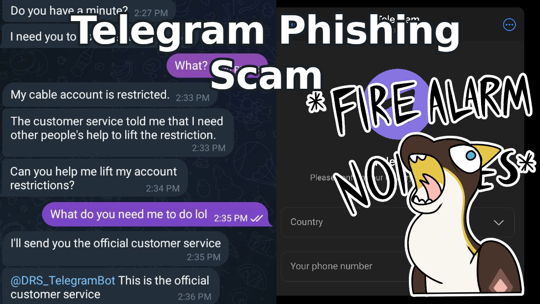 Help a friend scam on Telegram